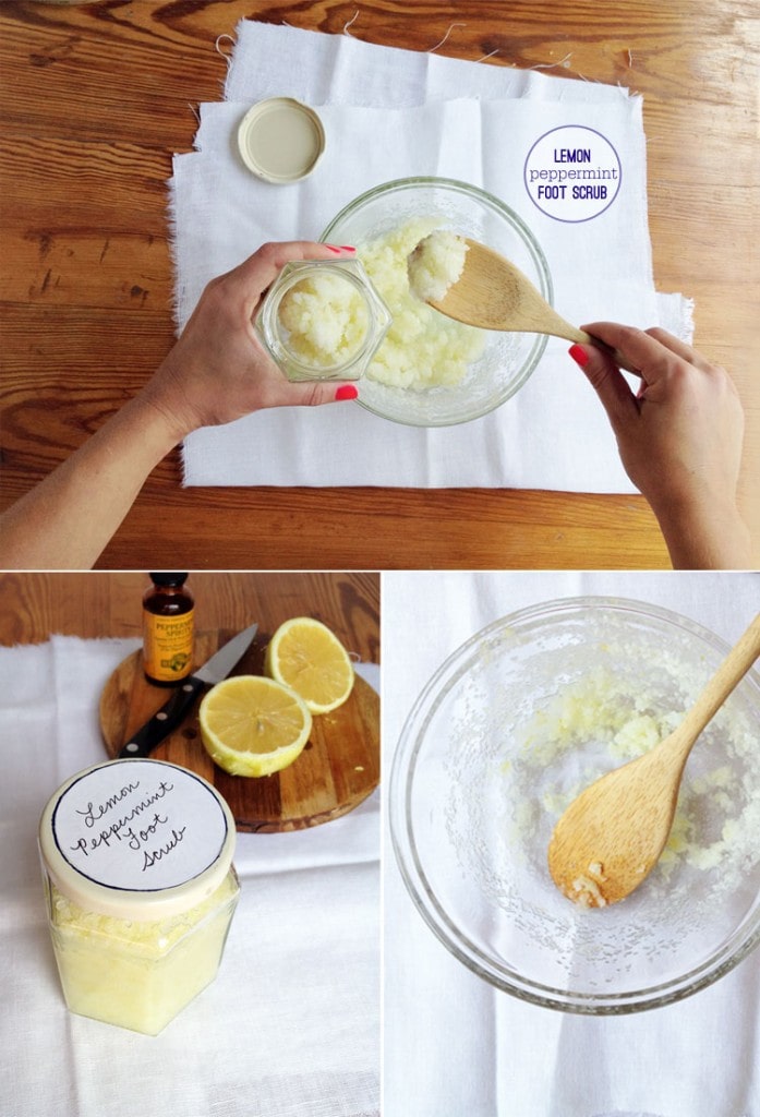 Lemon Peppermint Foot Scrub - freutcake
