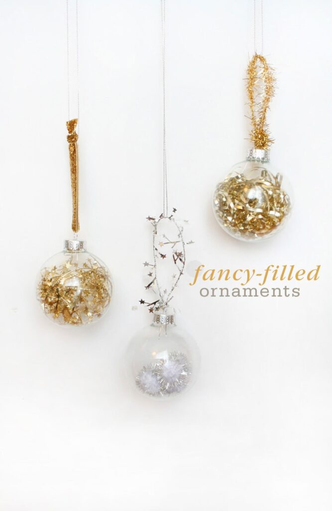 DIY Fancy Filled Ornaments