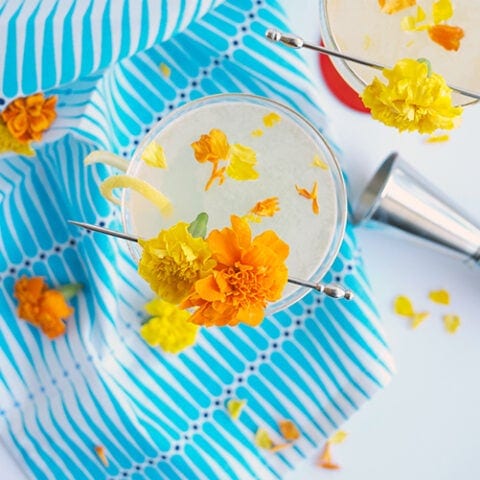 Tropical Firework Gin Cocktail