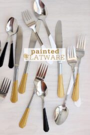 DIY Painted Flatware