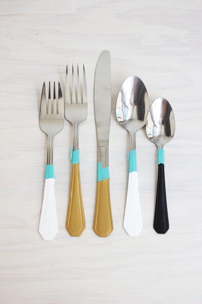 DIY Painted Flatware