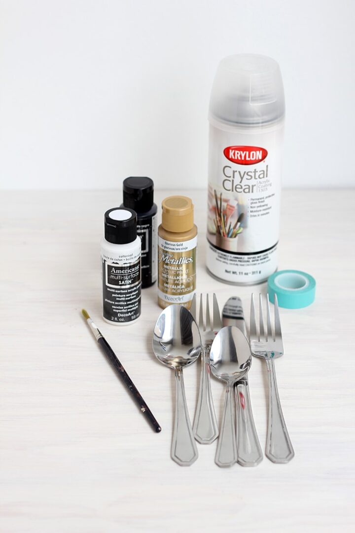 DIY Painted Flatware