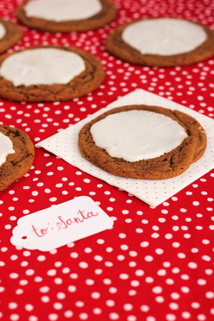 Santa-Size Frosted Gingerbread Cookies