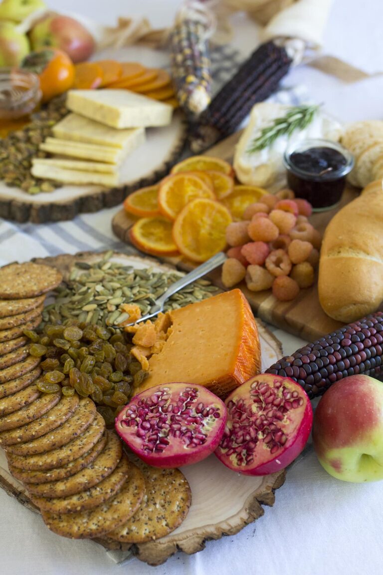 Fall Inspired Cheese Board • Freutcake