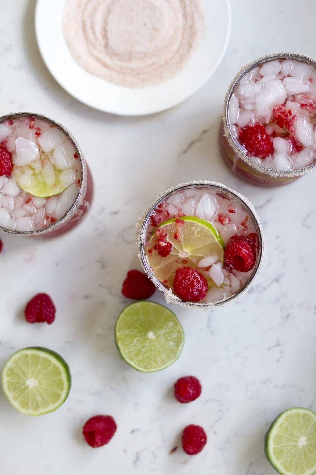 Sparkling Raspberry Margaritas • Freutcake