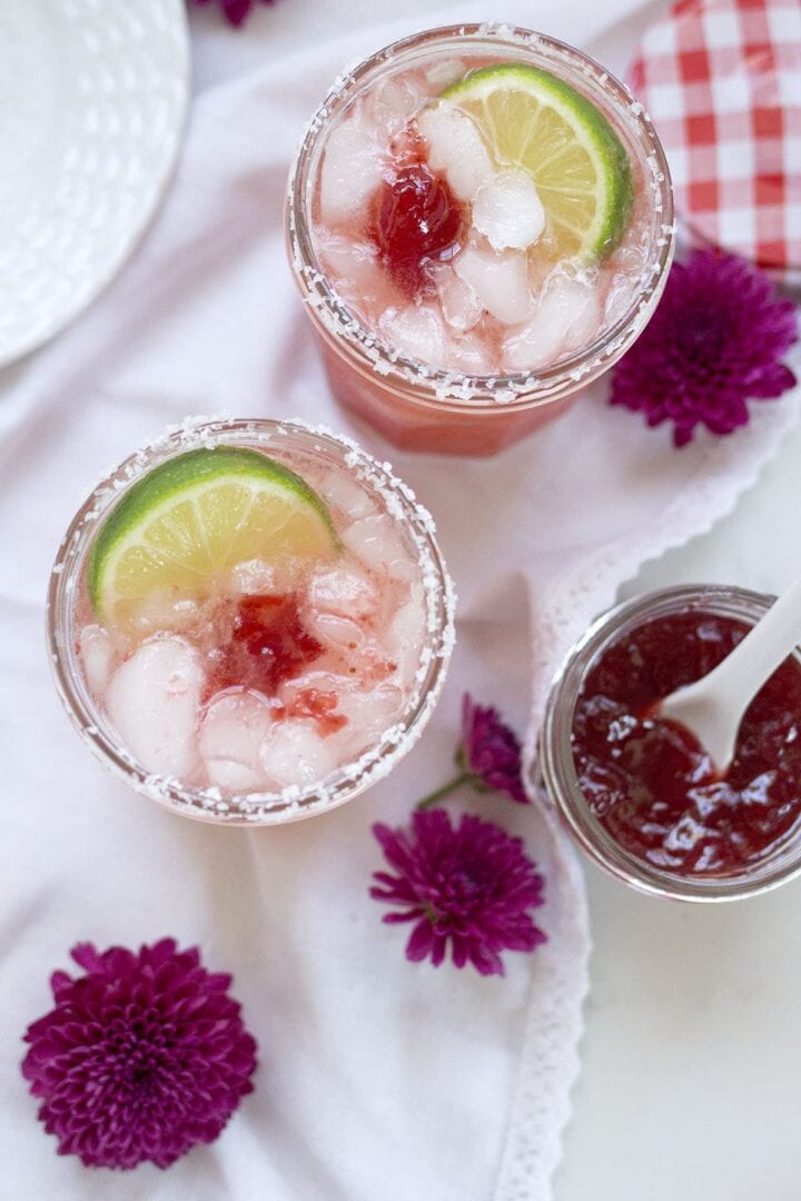 Jam Jar Margaritas • Freutcake