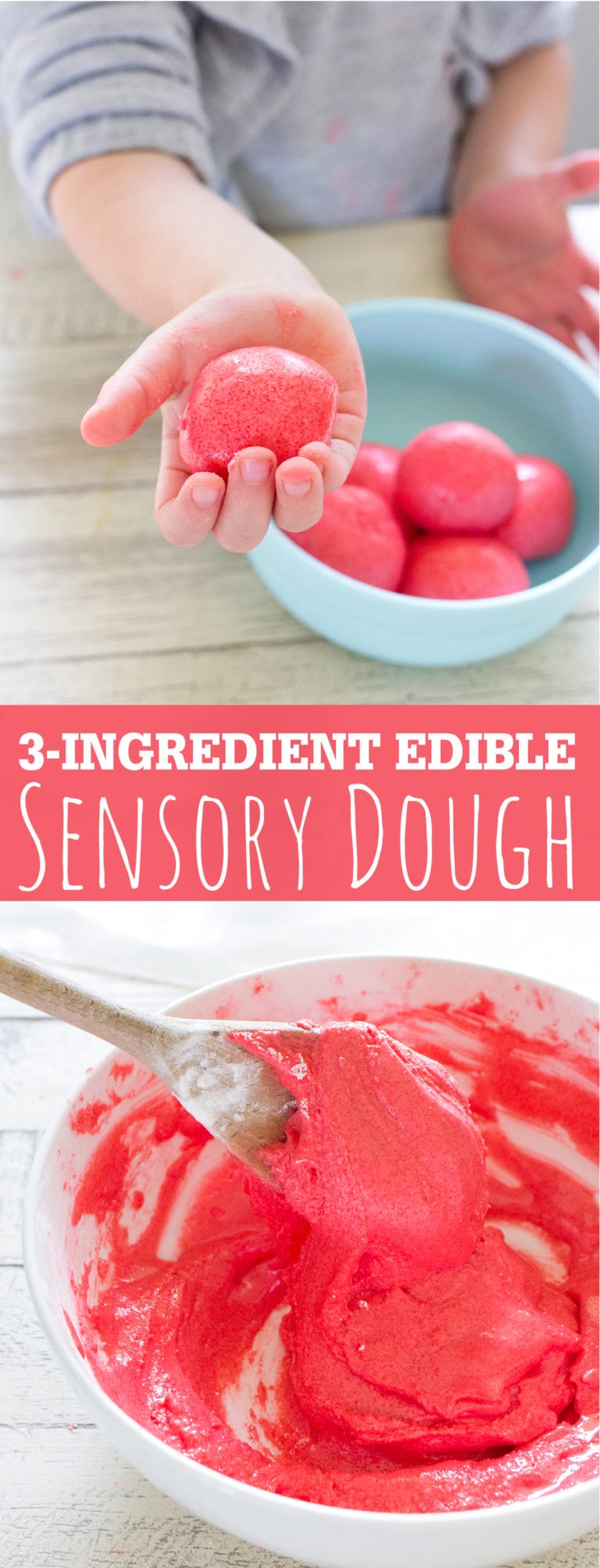 Three Ingredient Taste-Safe Sensory Dough • Freutcake