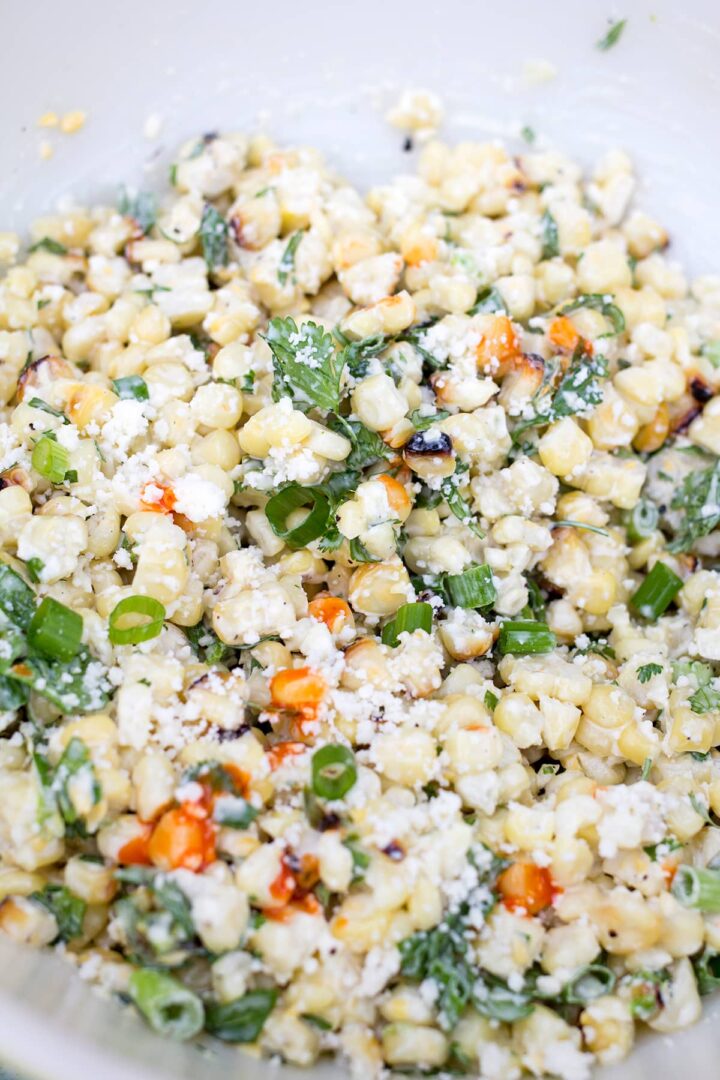 Grilled Mexican Street Corn Salad (Esquites) Recipe • Freutcake