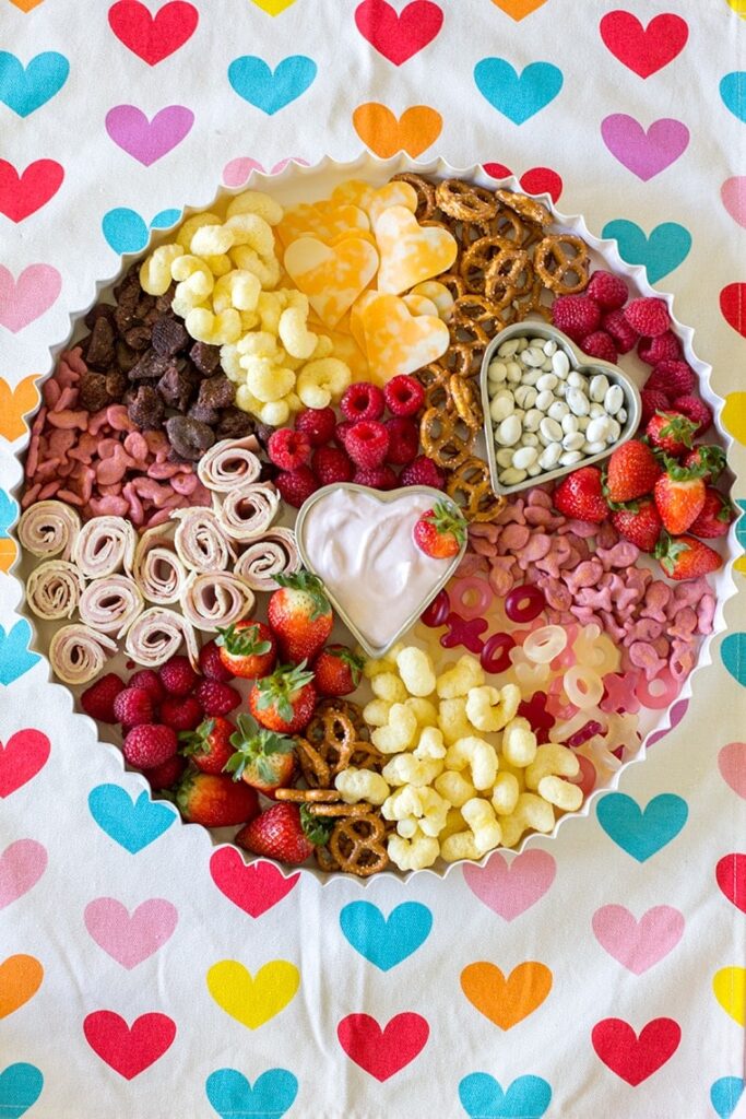 Valentines Day Toddler Snack Board • Freutcake