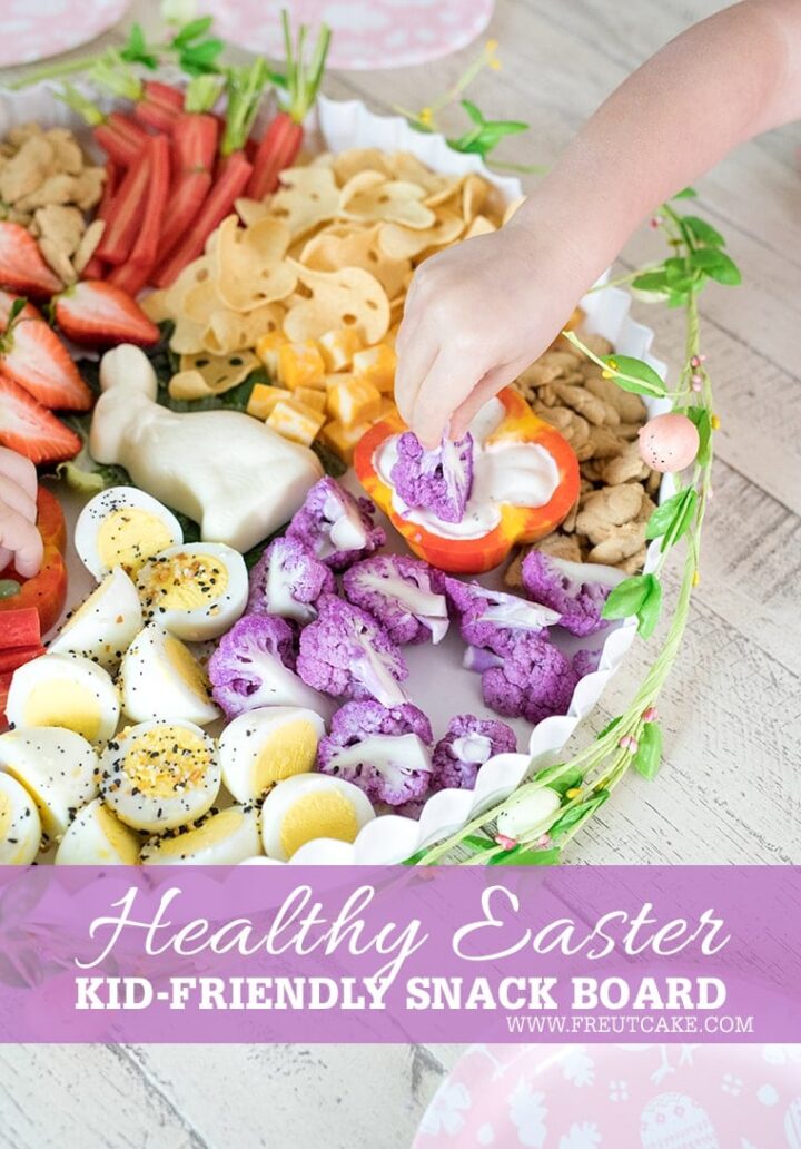 Healthy Easter Toddler Snack Board • Freutcake
