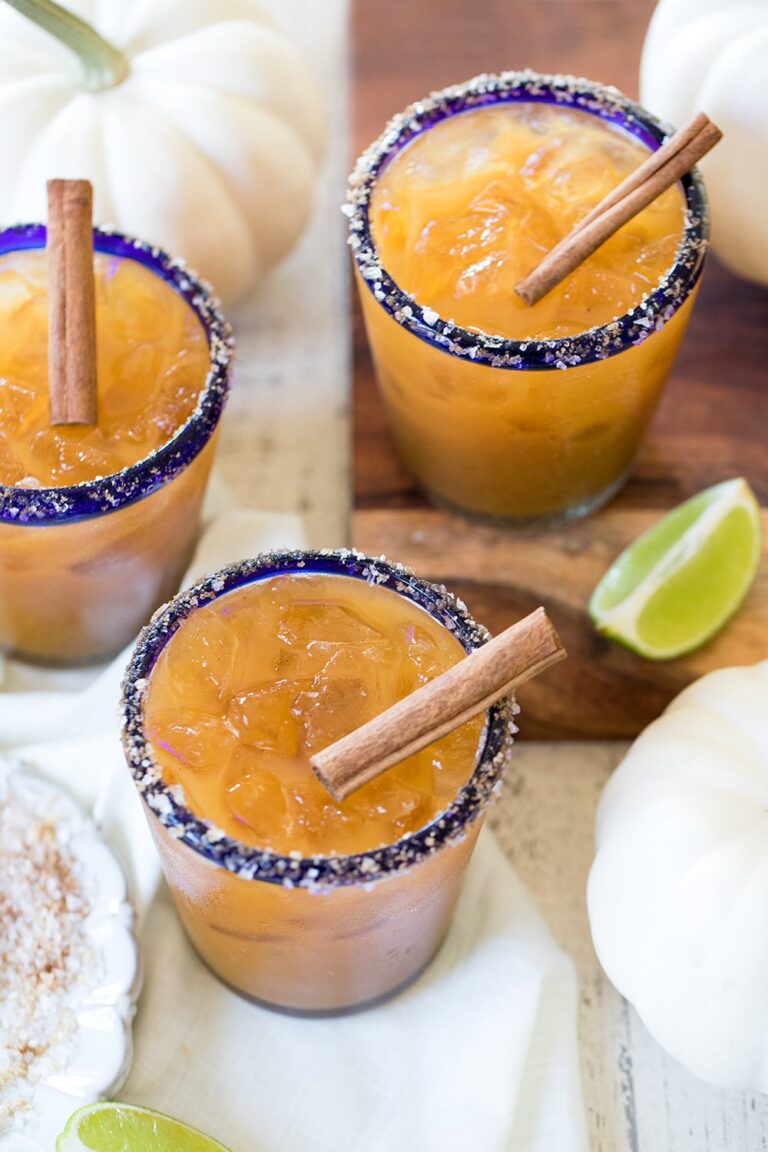 The Best Pumpkin Spice Margaritas • Freutcake