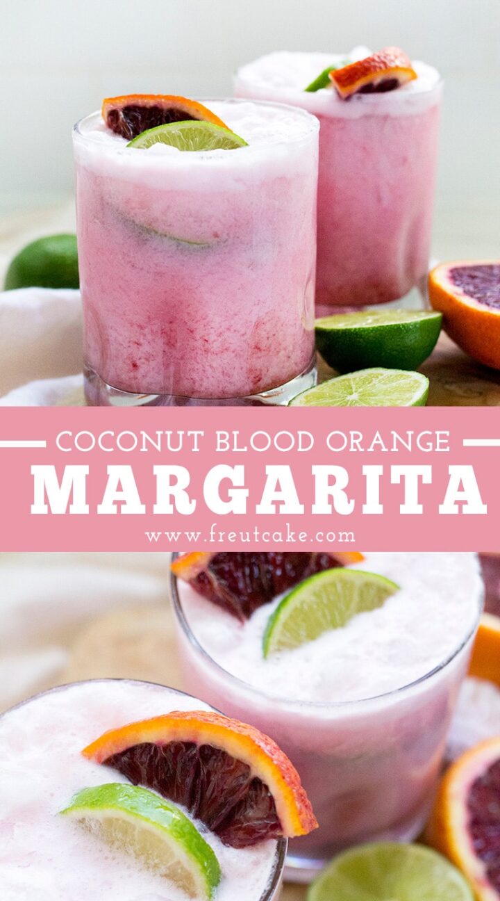 Coconut Blood Orange Margaritas • Freutcake