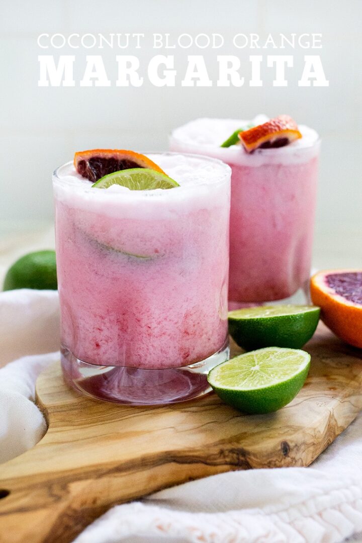 Coconut Blood Orange Margaritas • Freutcake