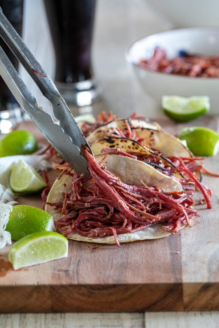 Corned Beef Tacos • Freutcake