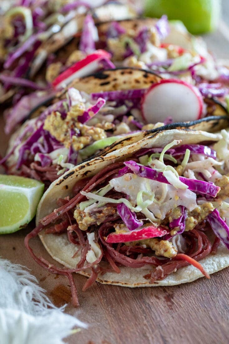 Corned Beef Tacos • Freutcake