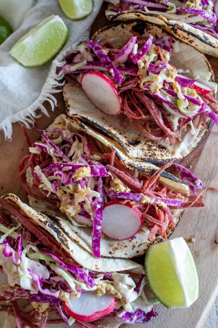 Corned Beef Tacos • Freutcake