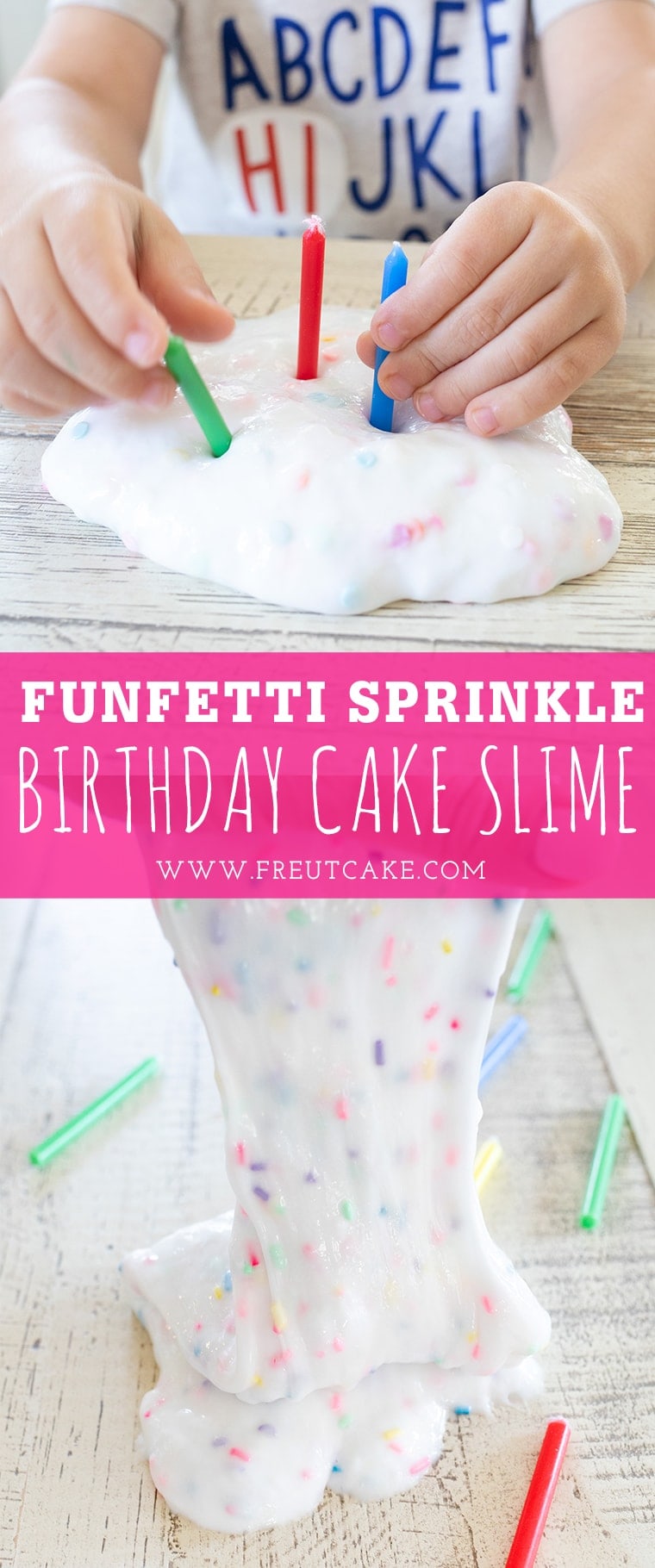 Funfetti Birthday Cake Slime • Freutcake