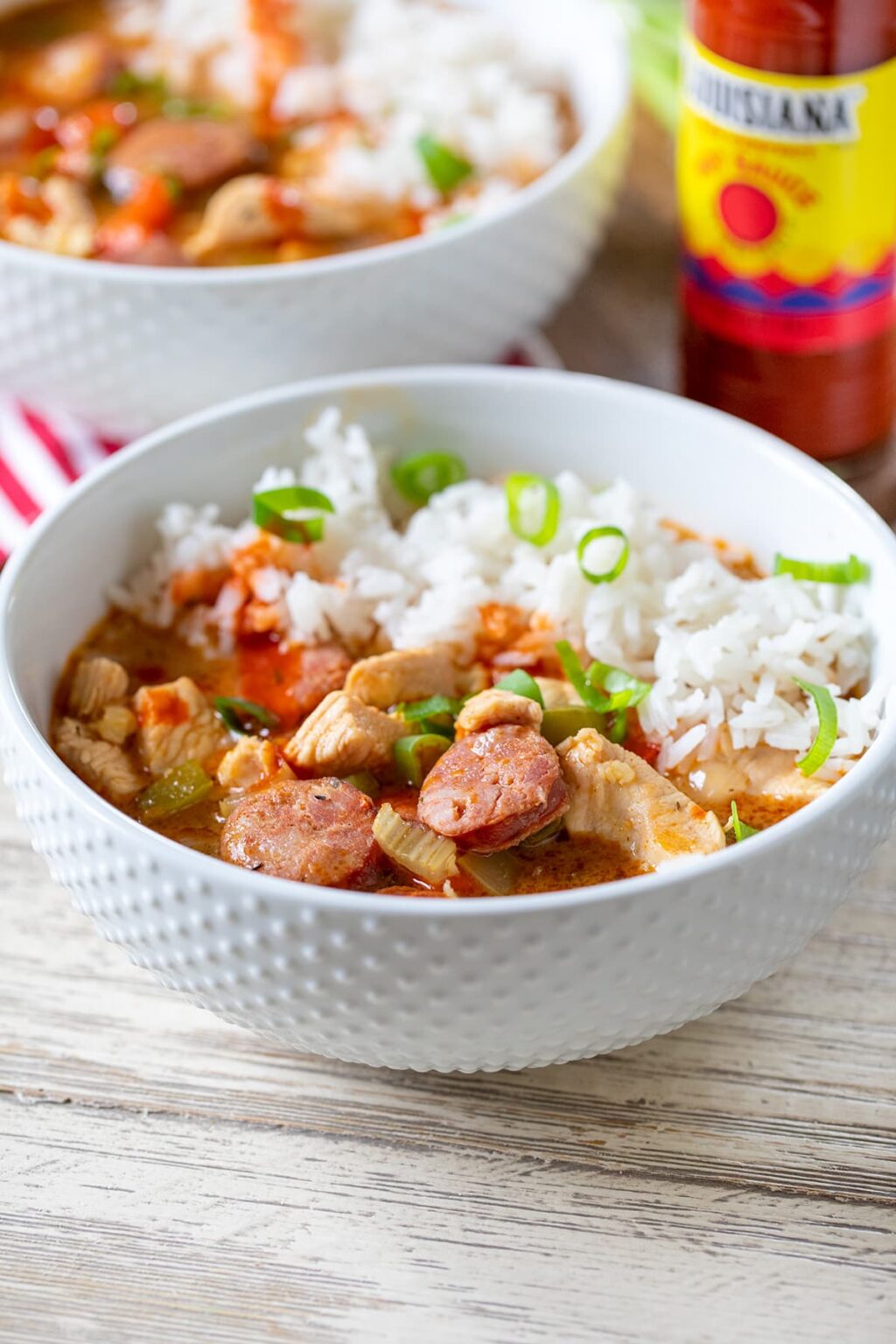Classic Chicken and Sausage Gumbo • Freutcake