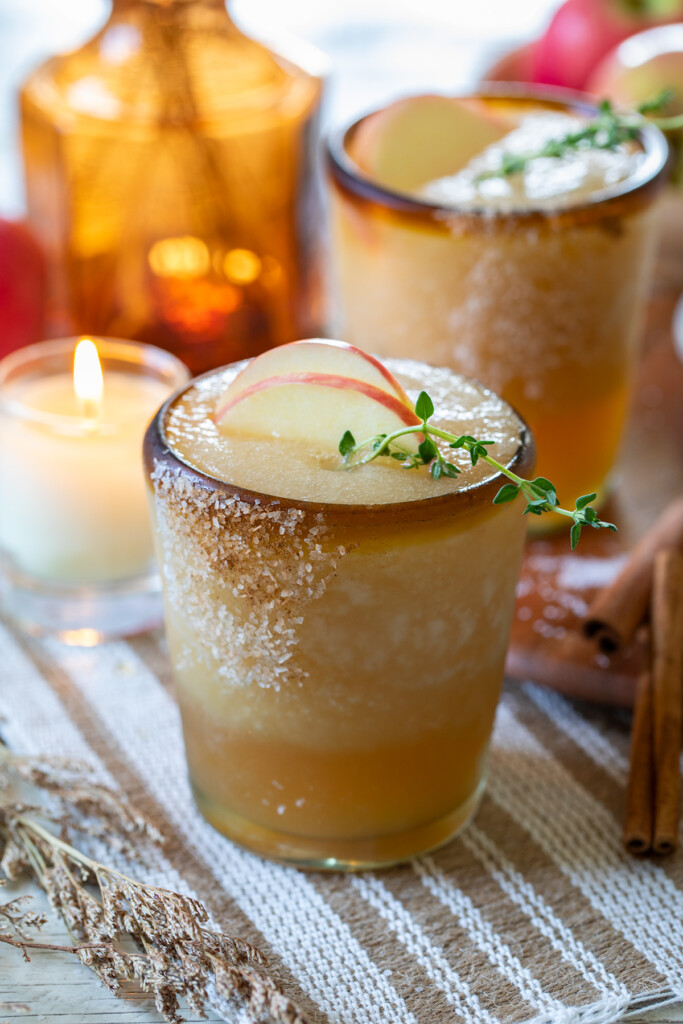 Frozen Honey Apple Cider Margaritas • Freutcake