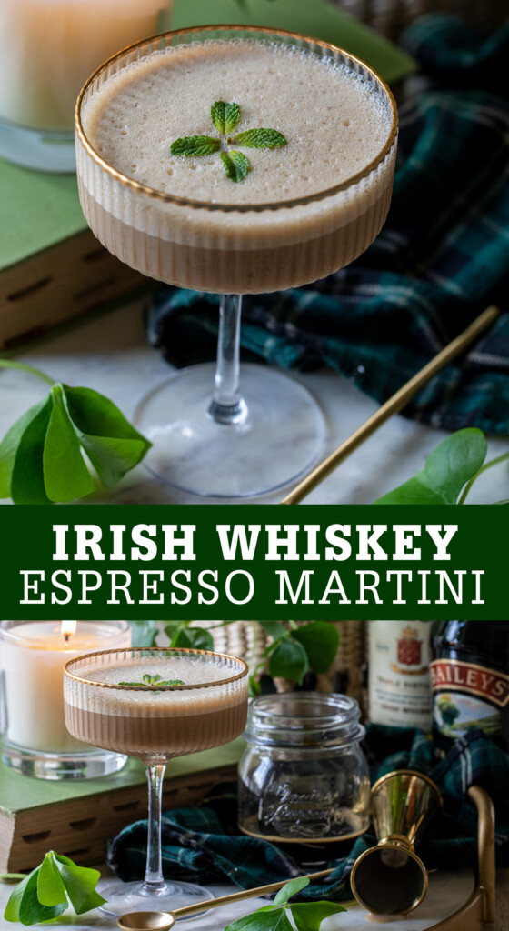 Irish Whiskey Espresso Martini • Freutcake
